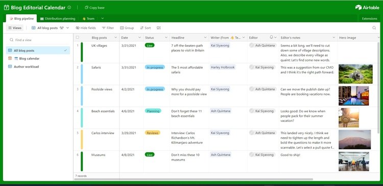 12 Blog Calendar Templates to Help Plan Your Content - EverywhereMarketer