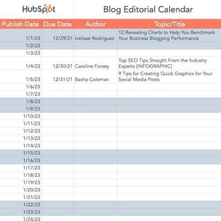 12 Blog Calendar Templates to Help Plan Your Content - EverywhereMarketer