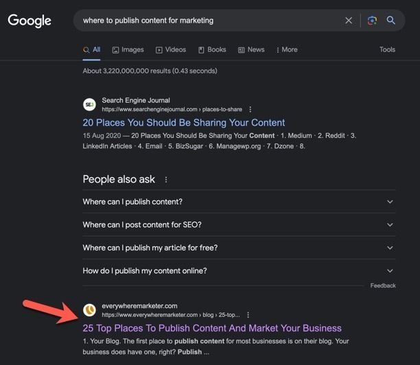 How to Get Your Website on Google's First Page - EverywhereMarketer