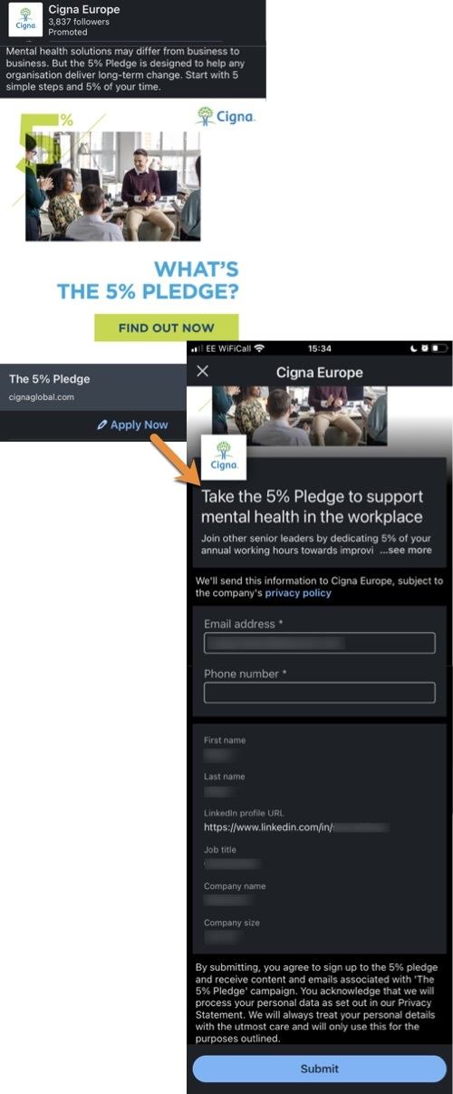 10 LinkedIn Lead Gen Form Examples - EverywhereMarketer