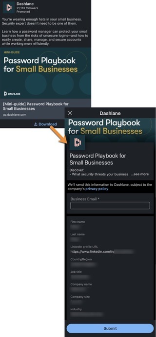 10 LinkedIn Lead Gen Form Examples - EverywhereMarketer
