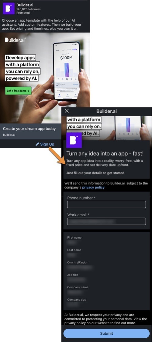 10 LinkedIn Lead Gen Form Examples - EverywhereMarketer